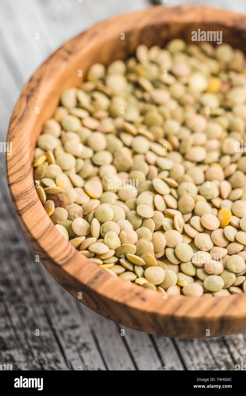 Lentils lentil green brown dried pile hi-res stock photography and ...
