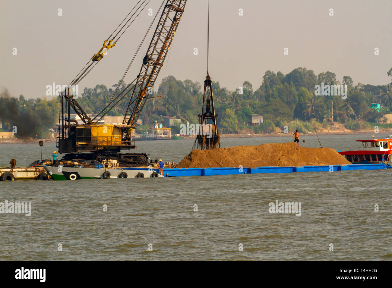 Dredging operation hi-res stock photography and images - Alamy