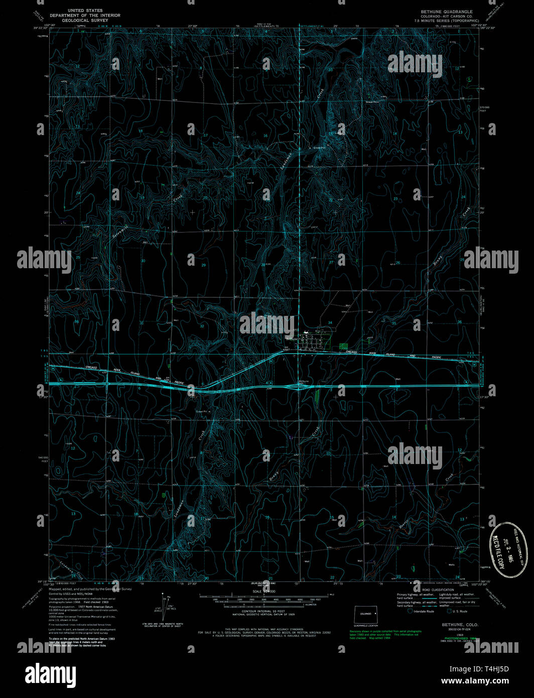 Map of bethune hi-res stock photography and images - Alamy