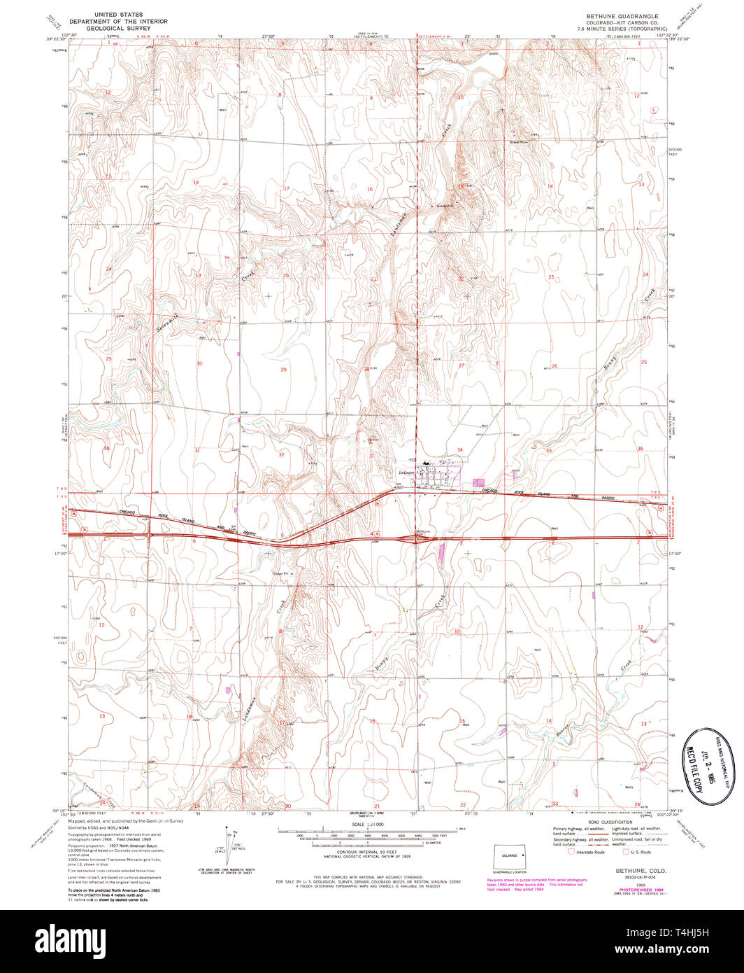 Map of bethune Cut Out Stock Images & Pictures - Alamy