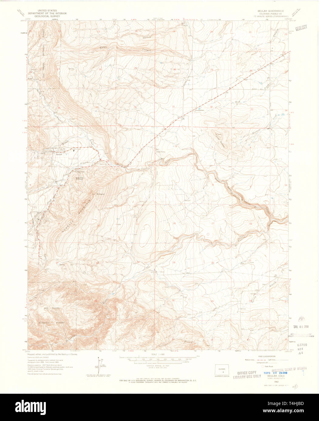 Map of beulah hi-res stock photography and images - Alamy