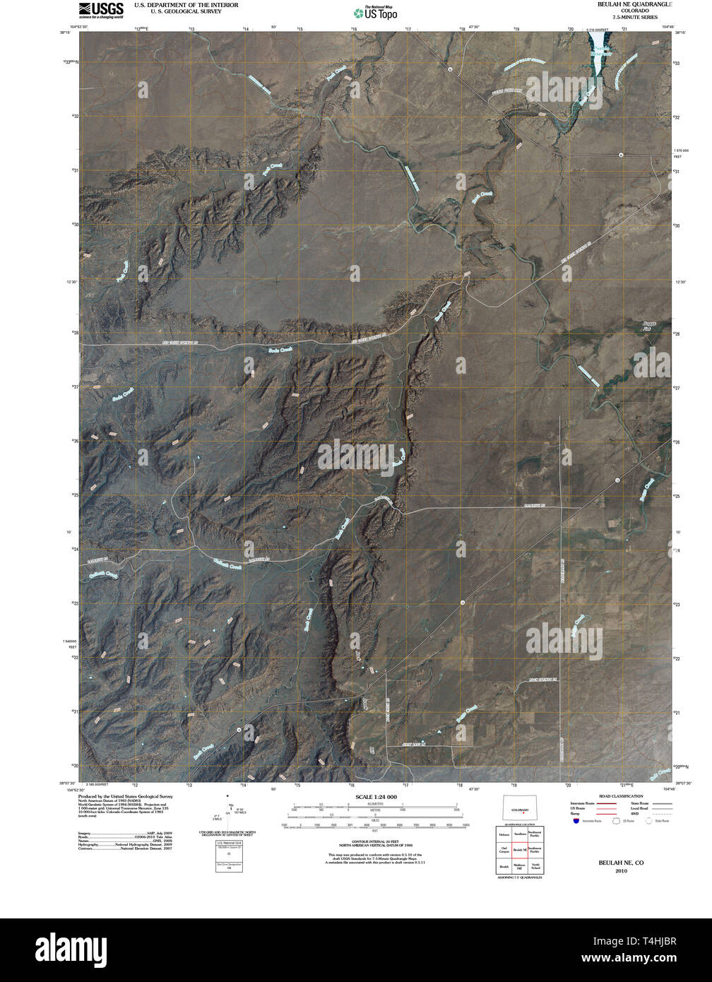Map of beulah hi-res stock photography and images - Alamy