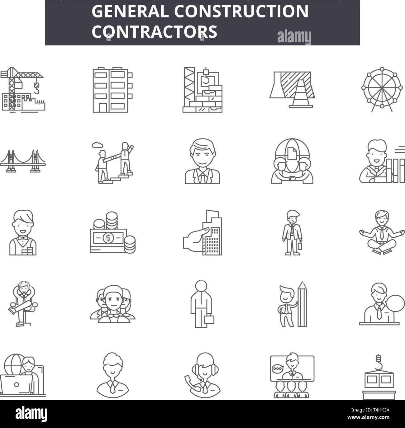Contractors vector vectors hi-res stock photography and images - Alamy