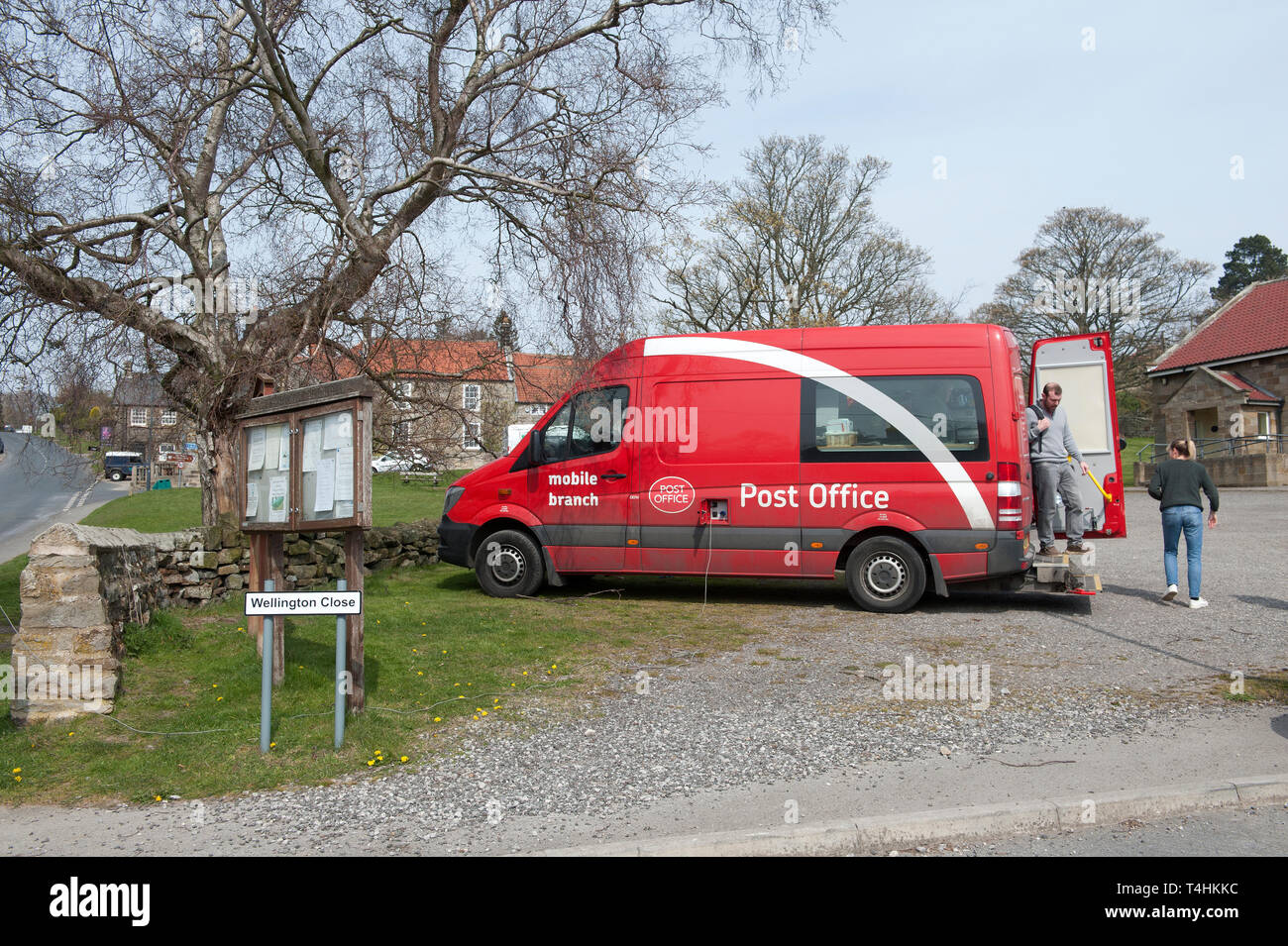 Mobile post office van in hi-res stock photography and images - Alamy