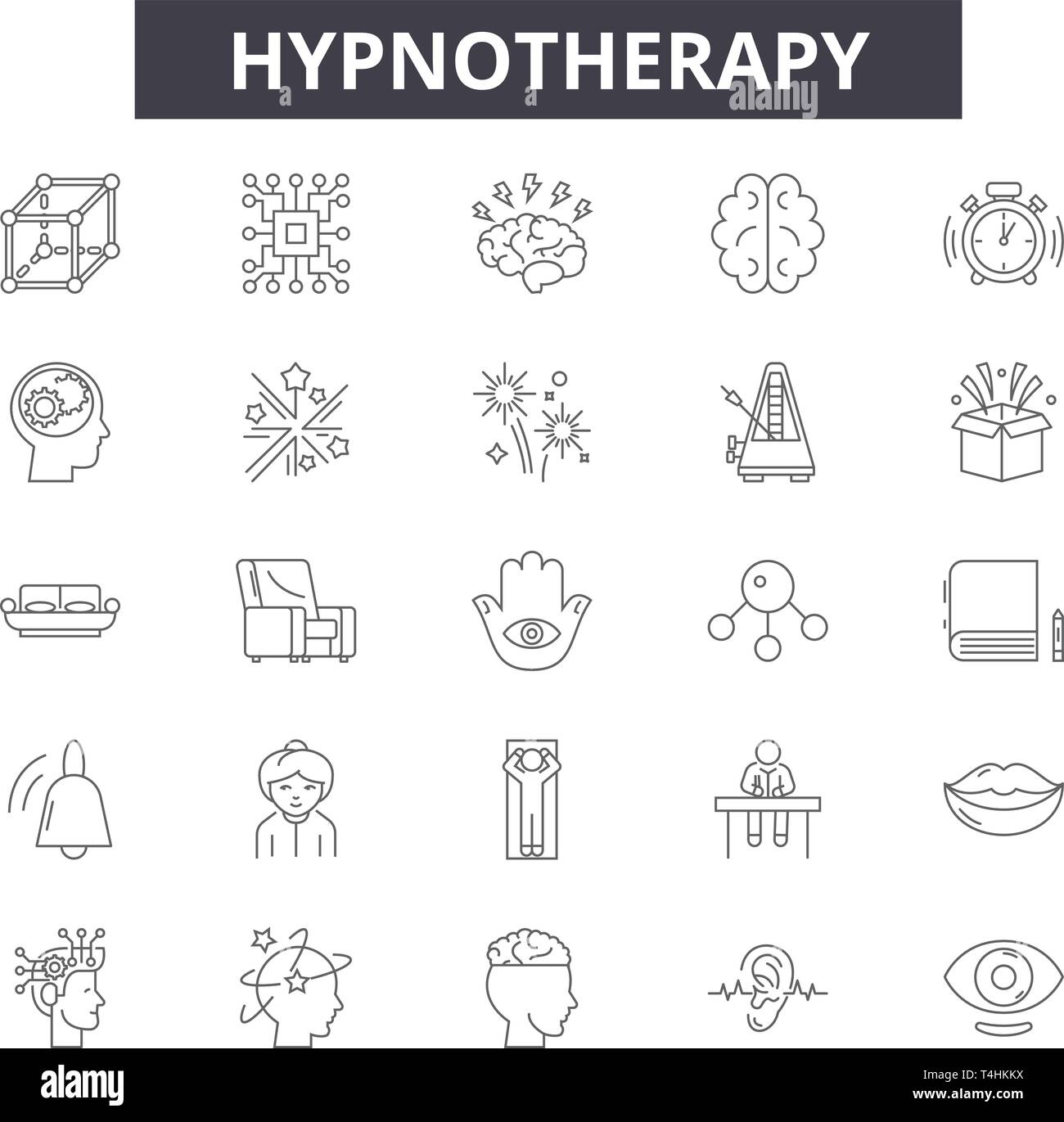 Hypnotherapy vector vectors hi-res stock photography and images - Alamy