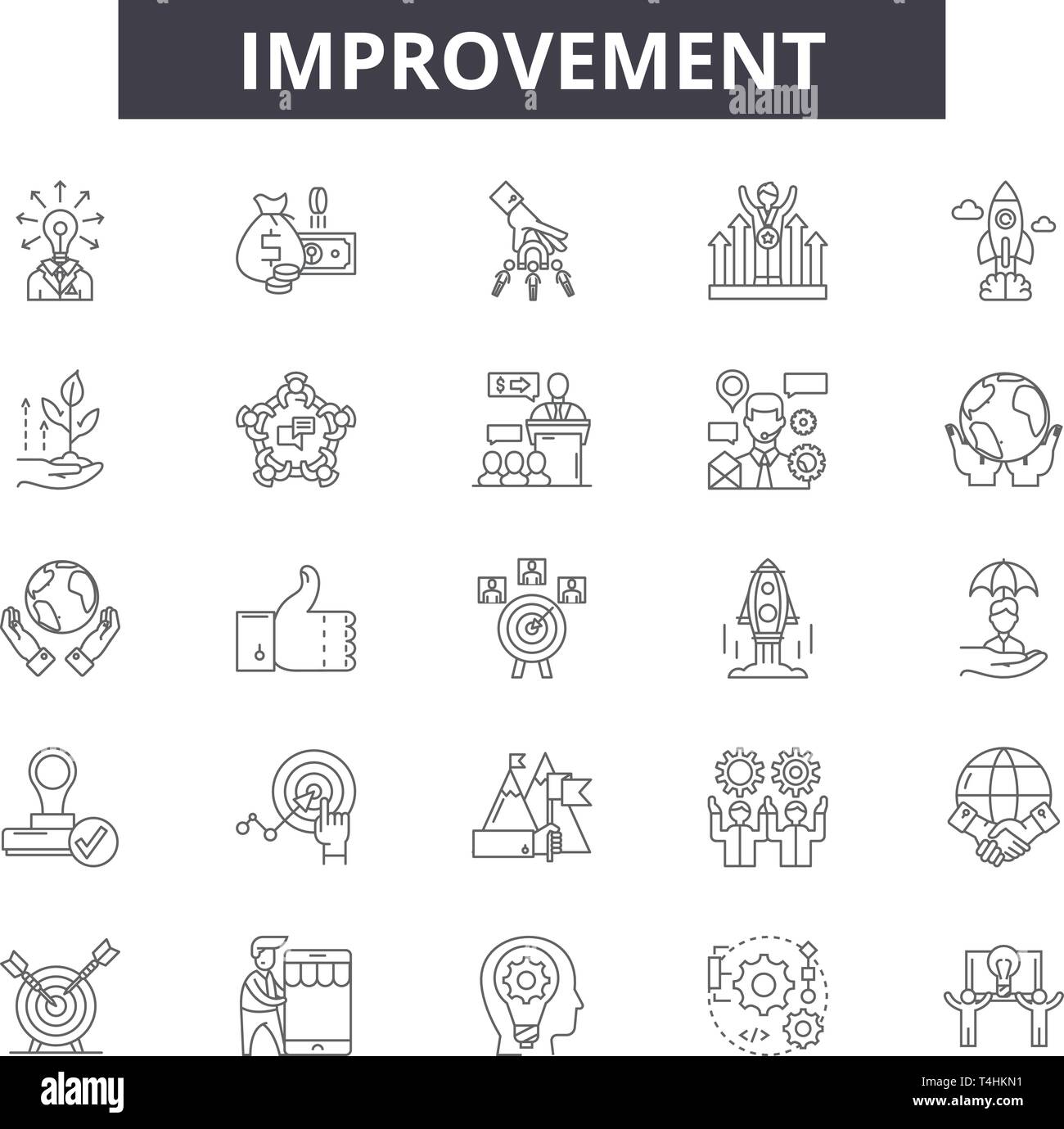 Continuous improvement icon vector vectors hi-res stock photography and ...