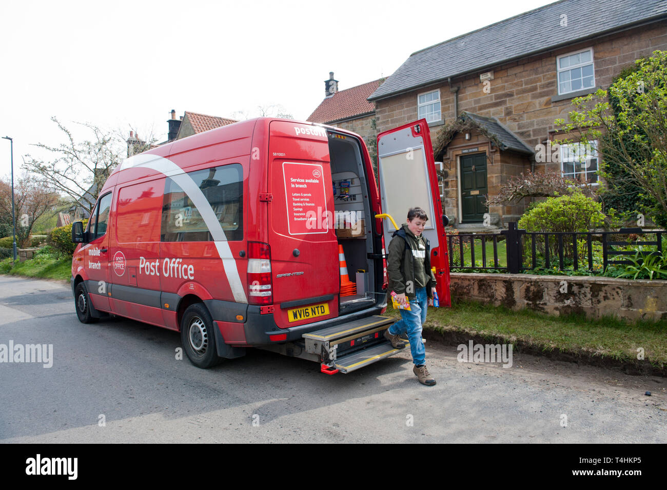 Mobile post office van in hi-res stock photography and images - Alamy