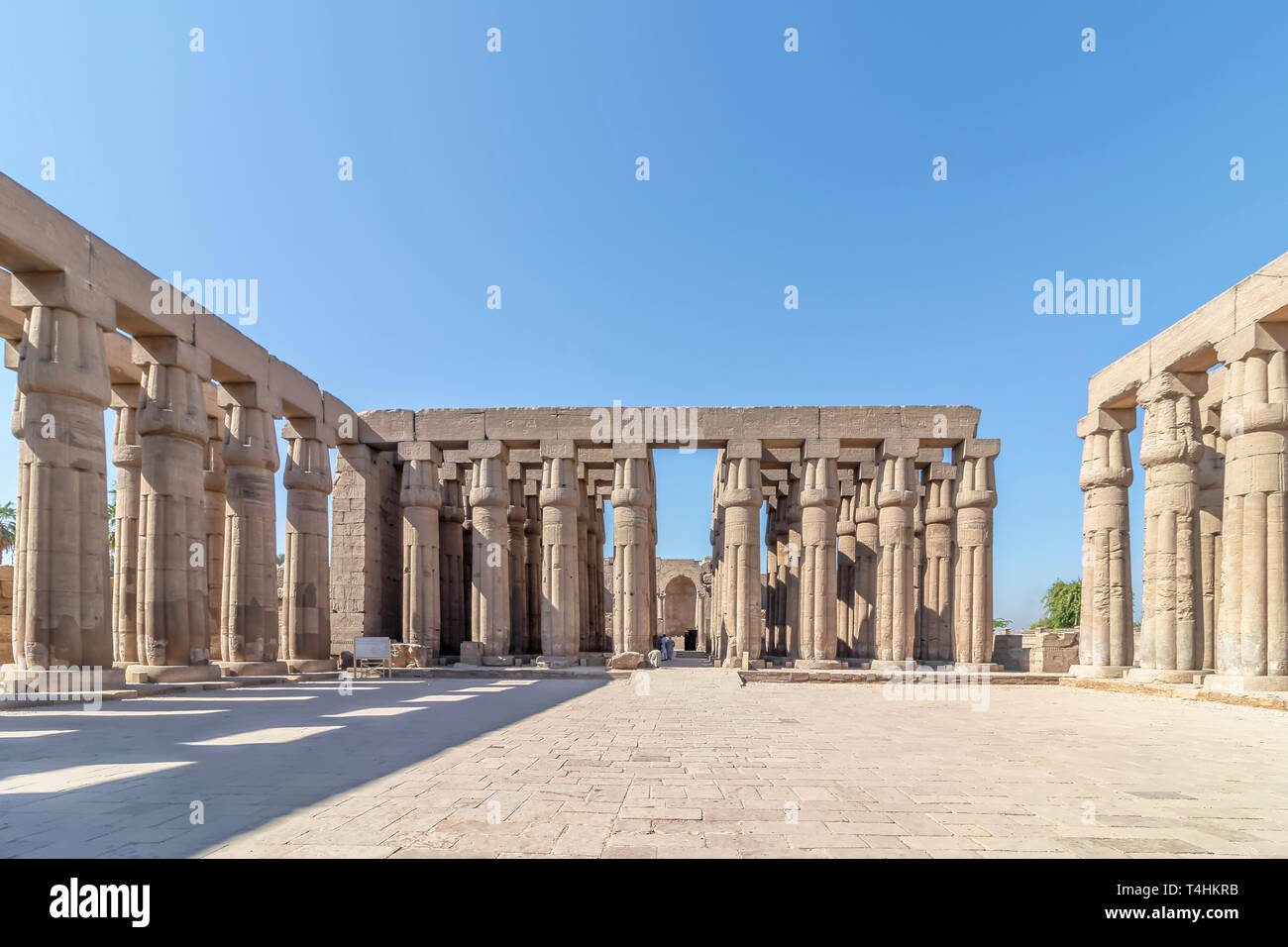 Luxor Temple, a large Ancient Egyptian temple complex located on the ...