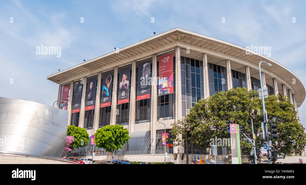 LA Philharmonic Center in Los Angeles - CALIFORNIA, USA - MARCH 18 ...
