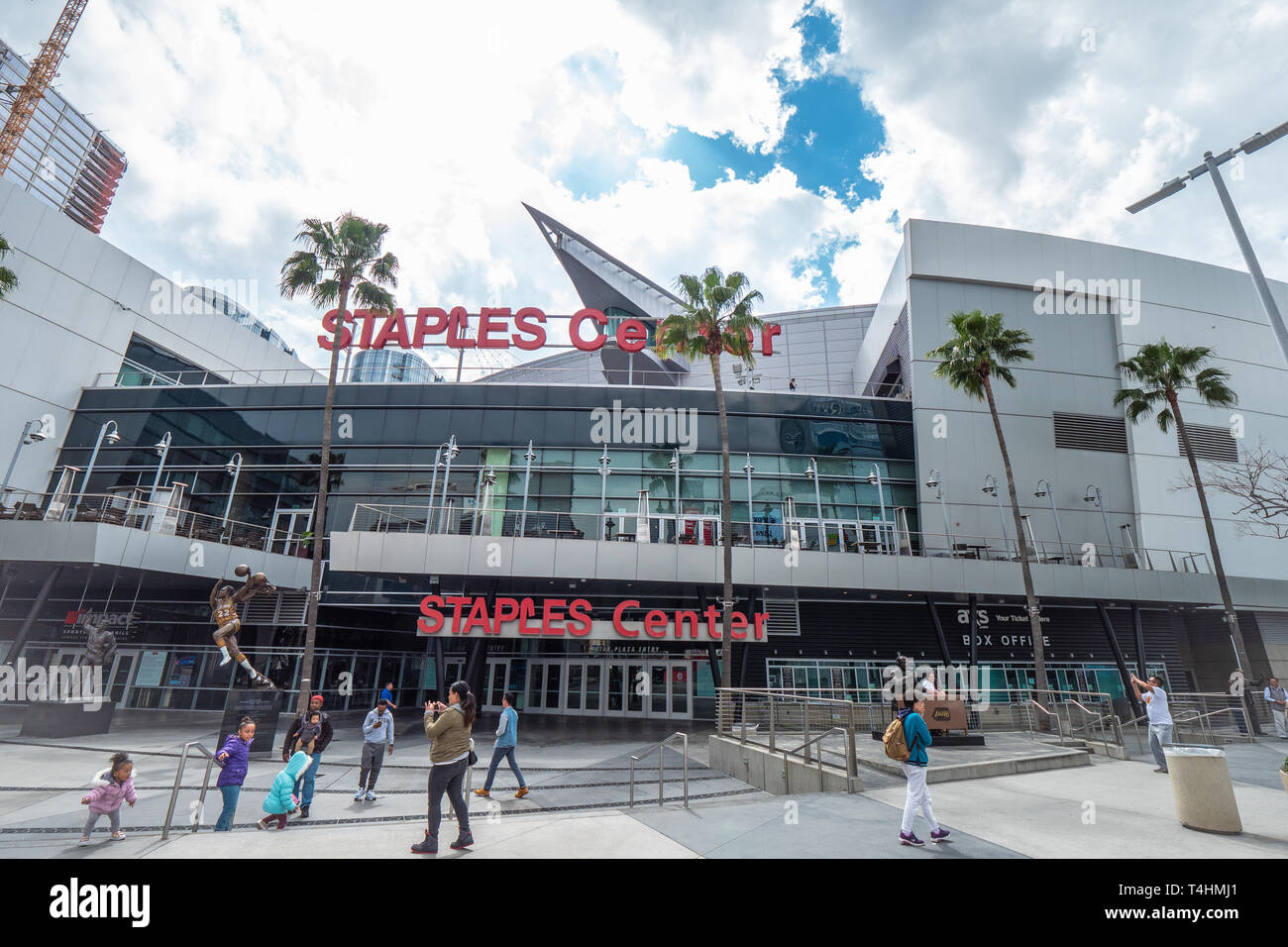 Staples Center at Downtown Los Angeles - CALIFORNIA, USA - MARCH 18 ...