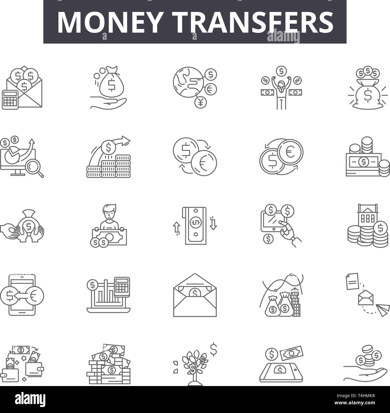 Bank credit transfers Stock Vector Images - Alamy