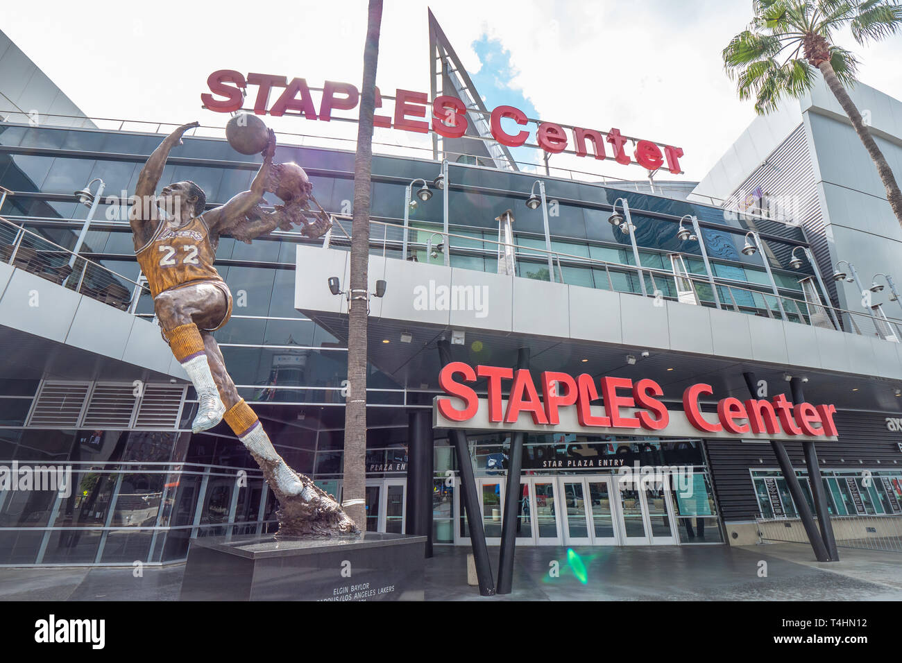 Staples Center at Downtown Los Angeles - CALIFORNIA, USA - MARCH 18 ...