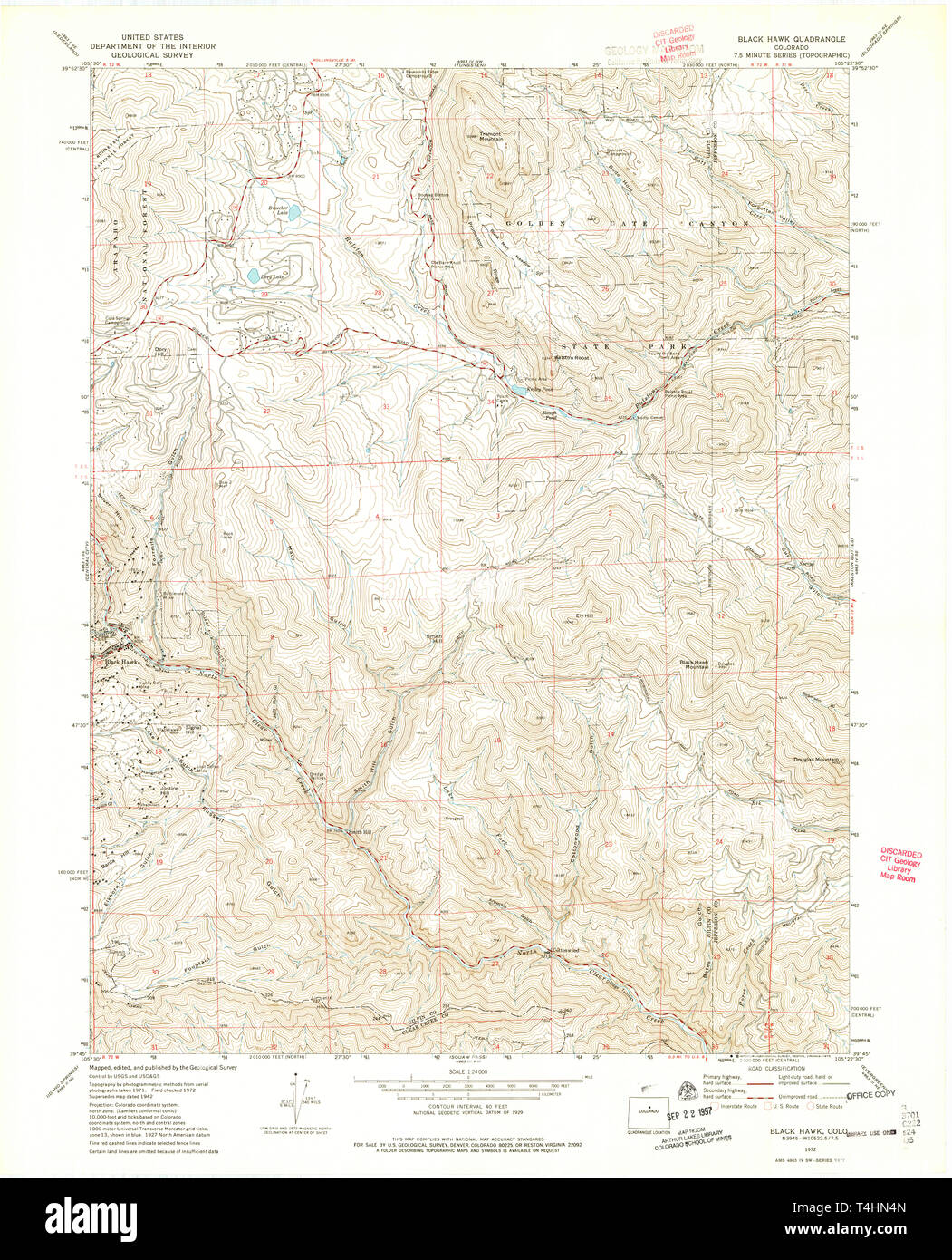 Map of black hawk hi-res stock photography and images - Alamy