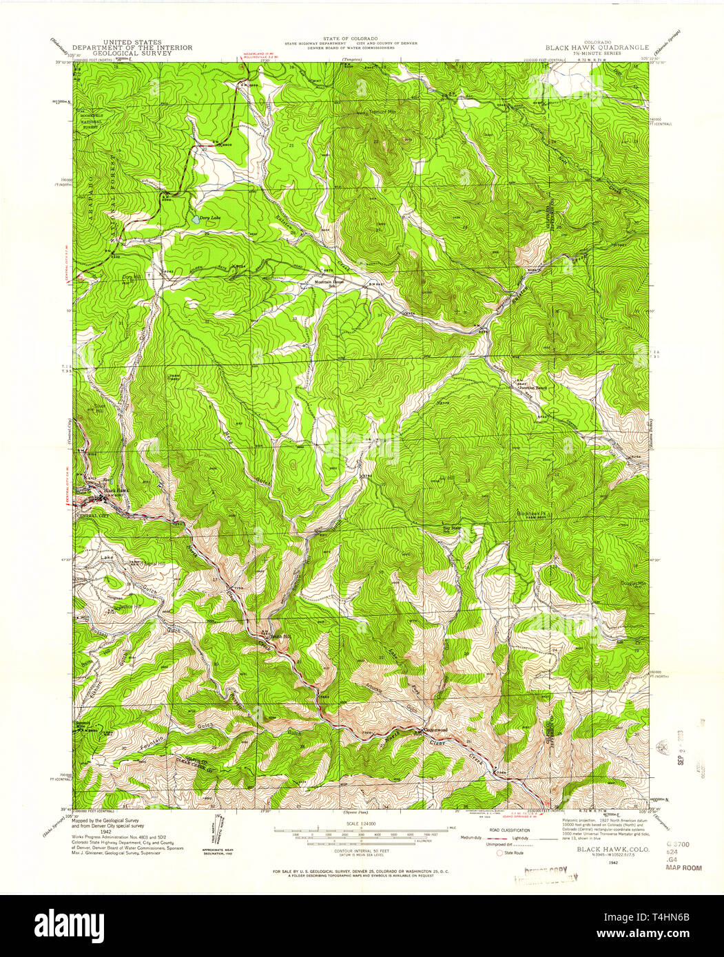 Map of black hawk hi-res stock photography and images - Alamy