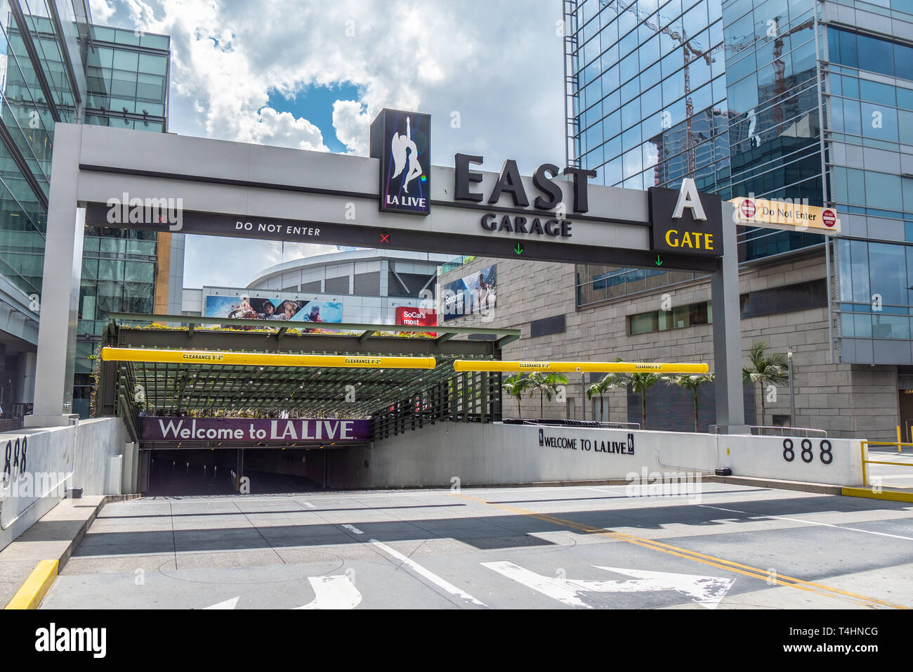 Aerial view staples center los hi-res stock photography and images - Alamy