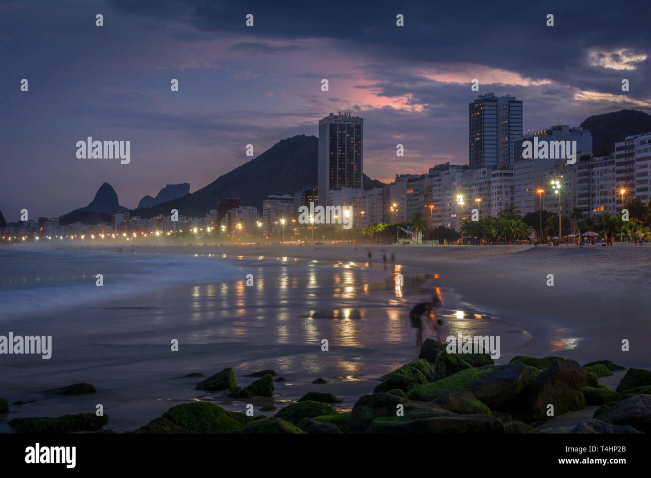 Copacabana sunset brasil hi-res stock photography and images - Alamy