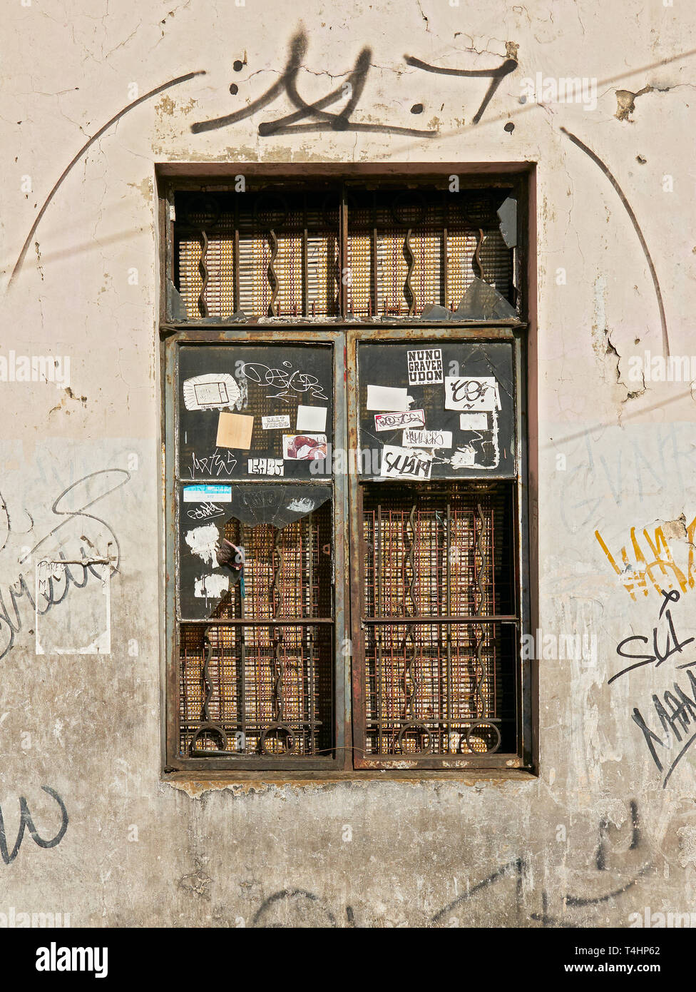 Broken glass wall security hi-res stock photography and images - Alamy