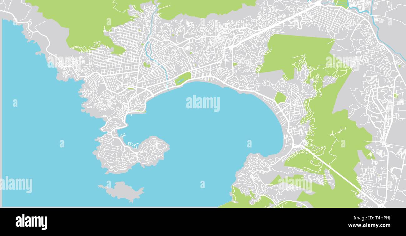 Urban vector city map of Acapulco, Mexico Stock Vector Image & Art - Alamy
