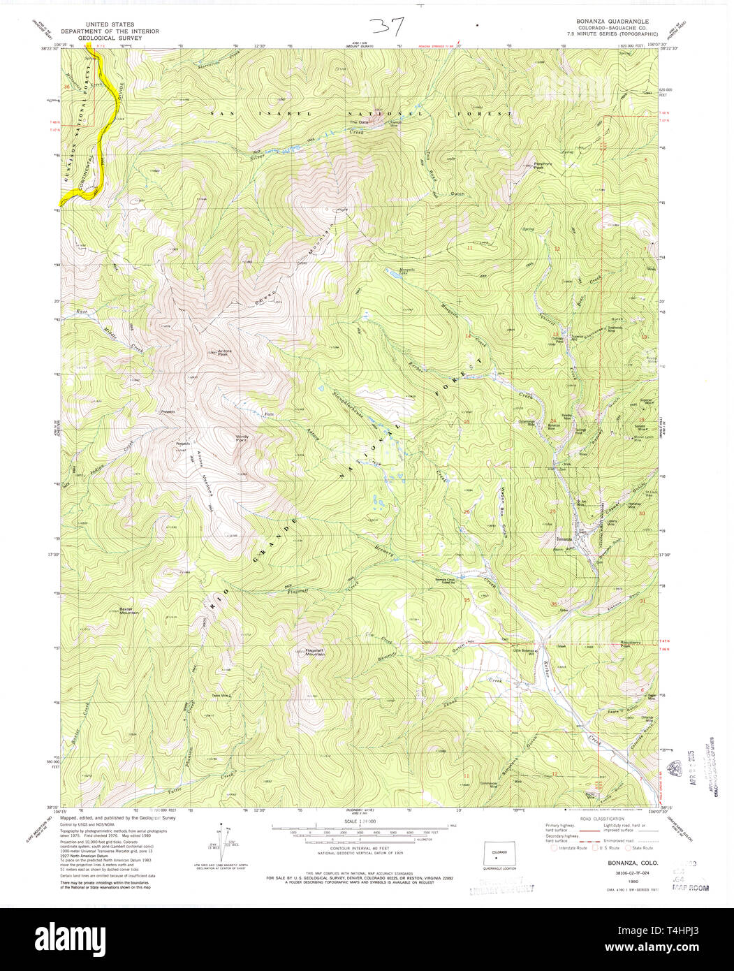 Bonanza map hi-res stock photography and images - Alamy