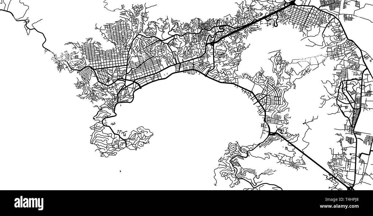 Urban vector city map of Acapulco, Mexico Stock Vector Image & Art - Alamy