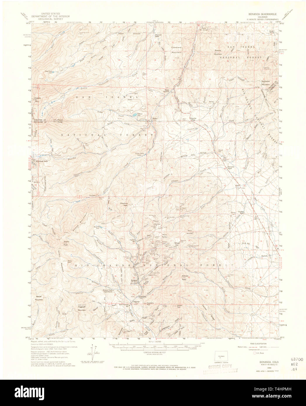 Bonanza map hi-res stock photography and images - Alamy