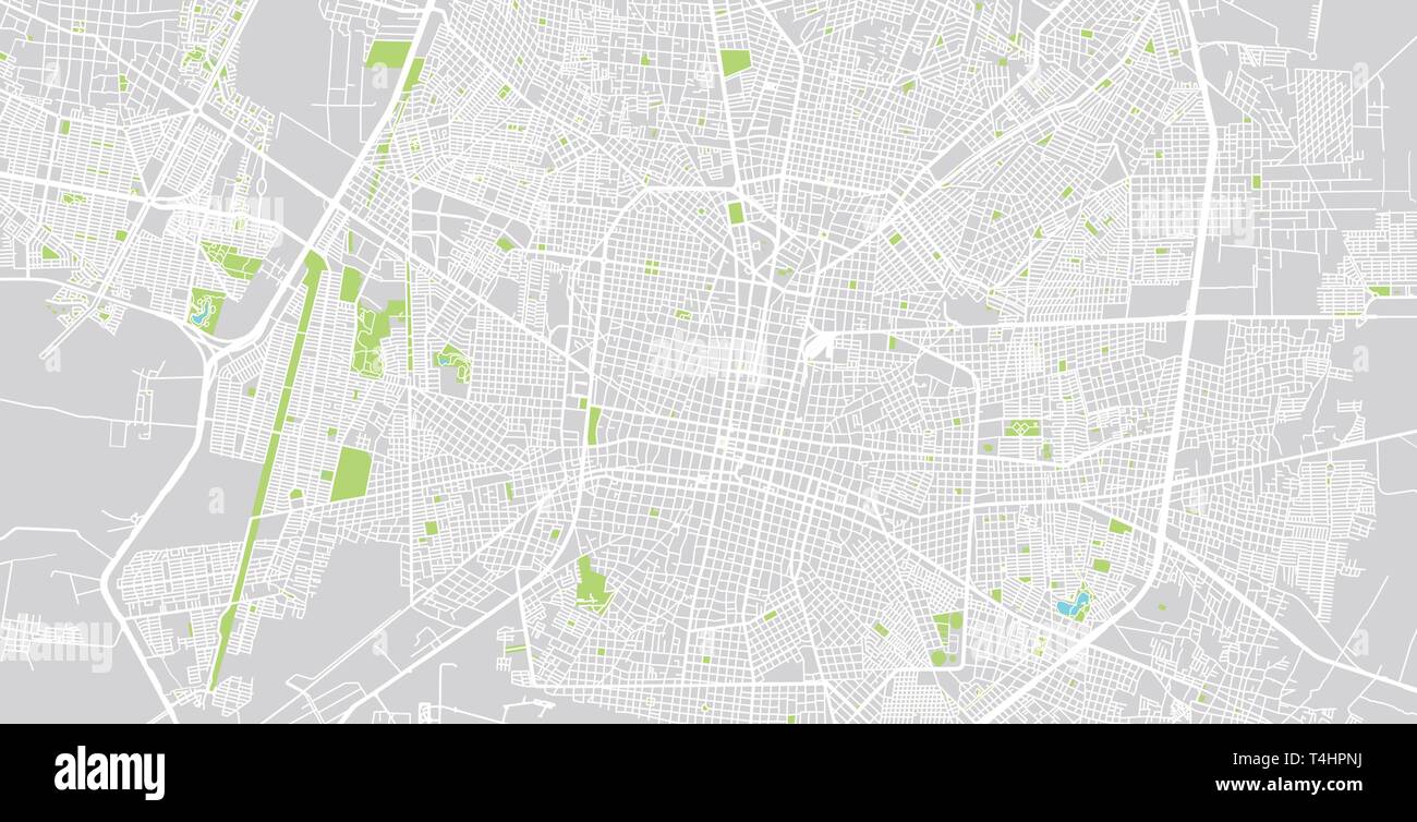 Urban vector city map of Merida, Mexico Stock Vector Image & Art - Alamy