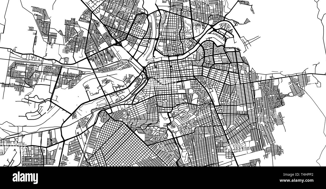 Urban vector city map of Caliacan, Mexico Stock Vector Image & Art - Alamy