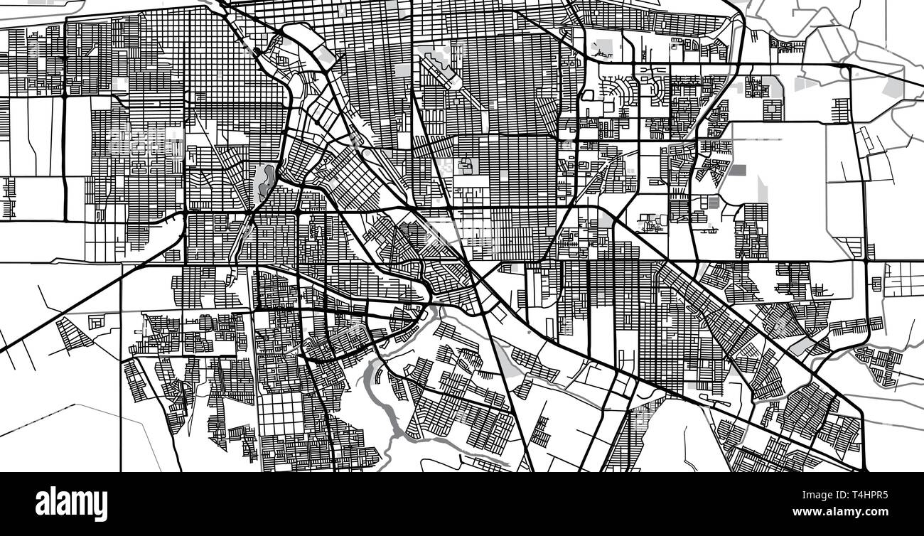 Urban vector city map of Mexicali, Mexico Stock Vector Image & Art - Alamy