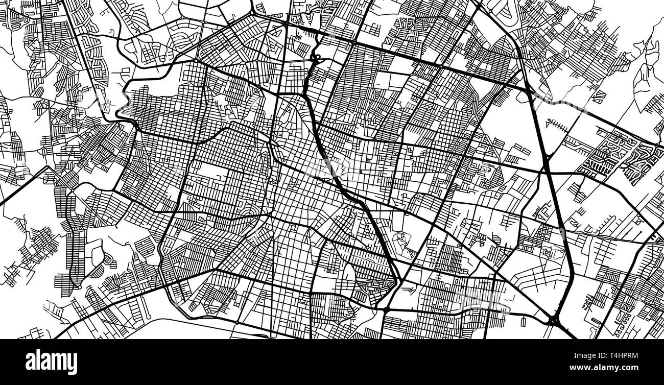 Urban vector city map of Leon, Mexico Stock Vector Image & Art - Alamy