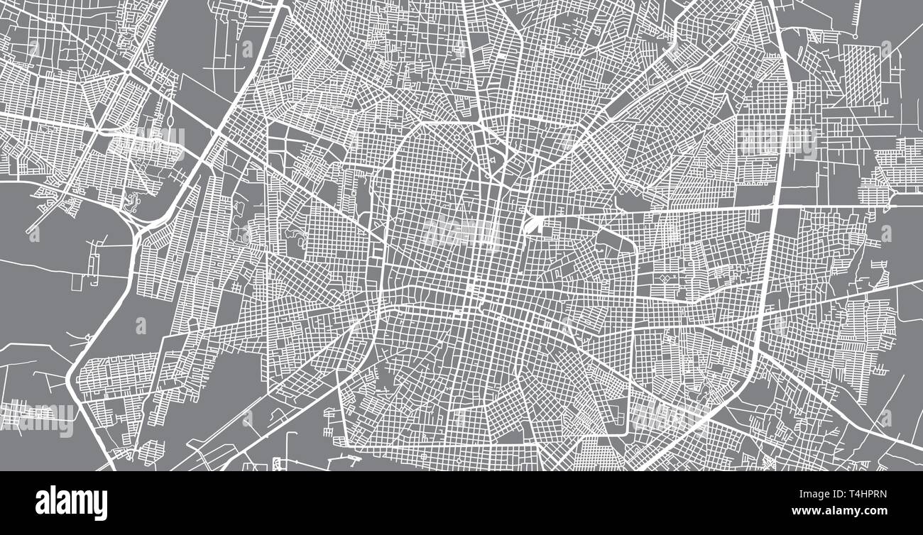 Urban vector city map of Merida, Mexico Stock Vector Image & Art - Alamy