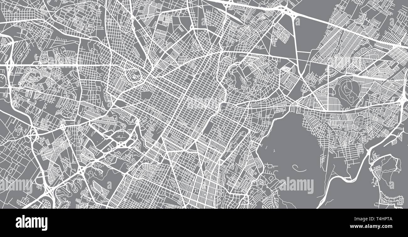 Urban vector city map of Puebla, Mexico Stock Vector Image & Art - Alamy