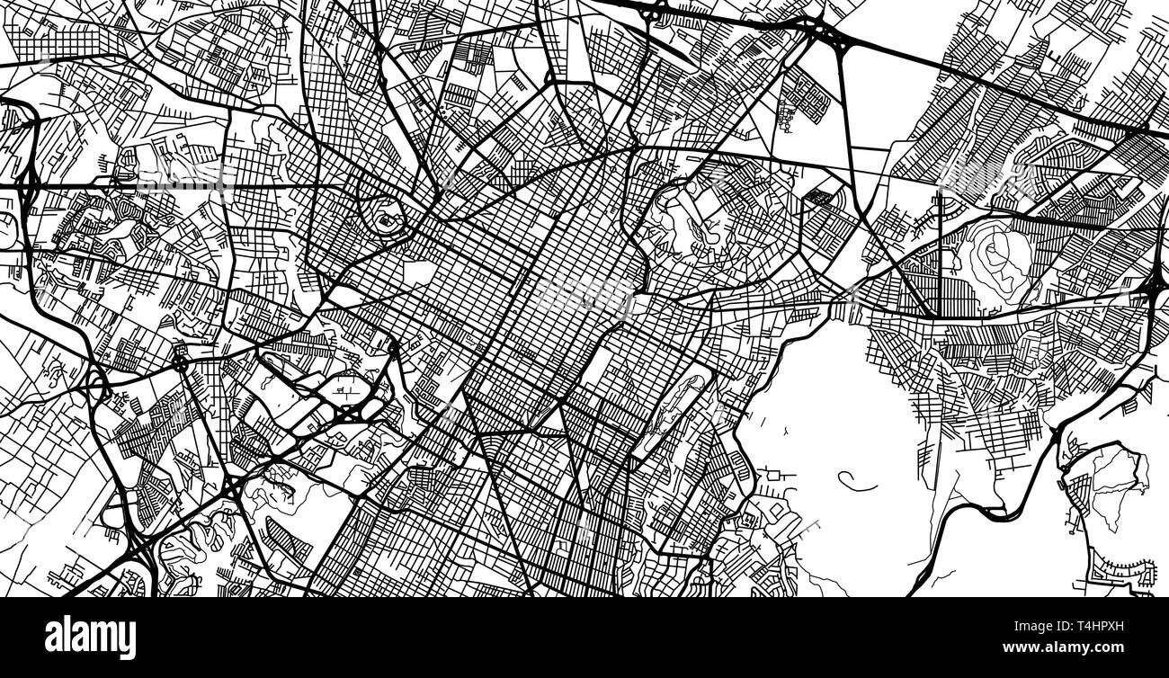 Urban vector city map of Puebla, Mexico Stock Vector Image & Art - Alamy