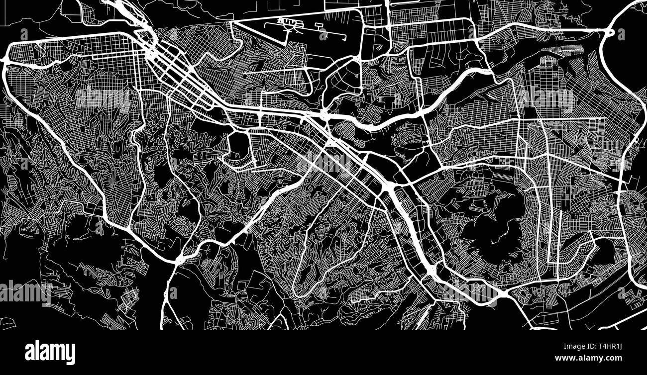 Map of tijuana Black and White Stock Photos & Images - Alamy