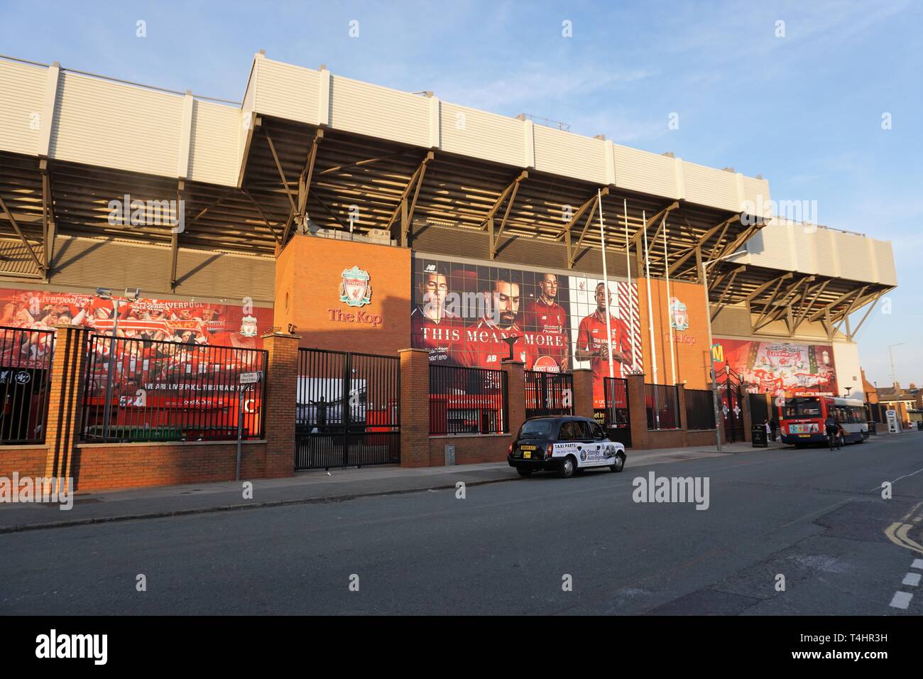 Anfield, Home Of Liverpool FC Stock Photo - Alamy