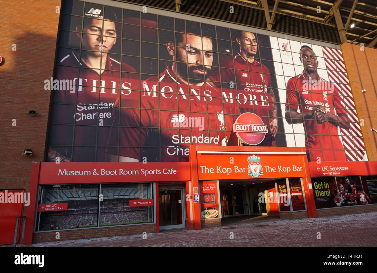 Anfield, Home Of Liverpool FC Stock Photo - Alamy