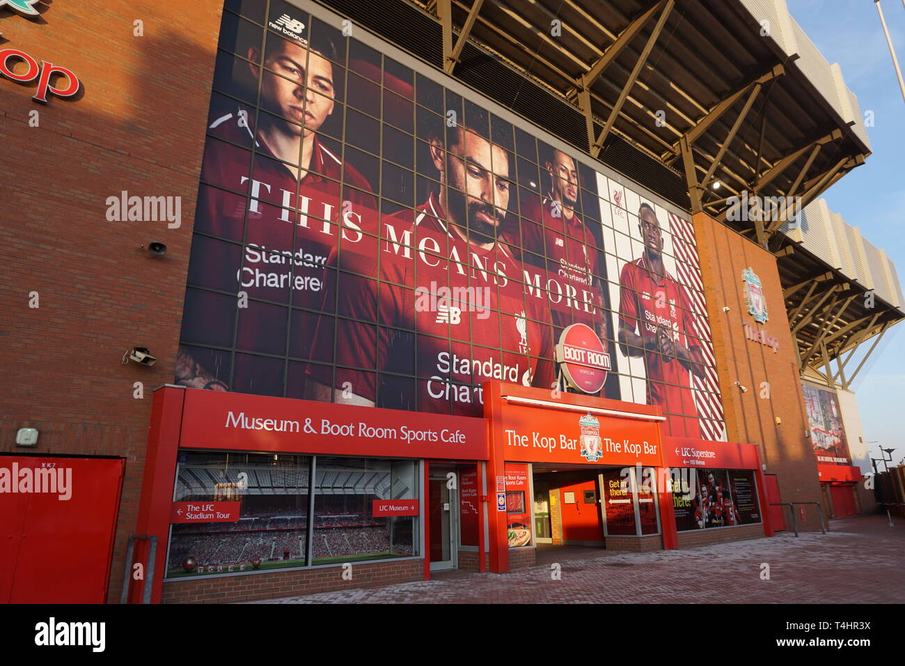 Anfield, Home Of Liverpool FC Stock Photo - Alamy