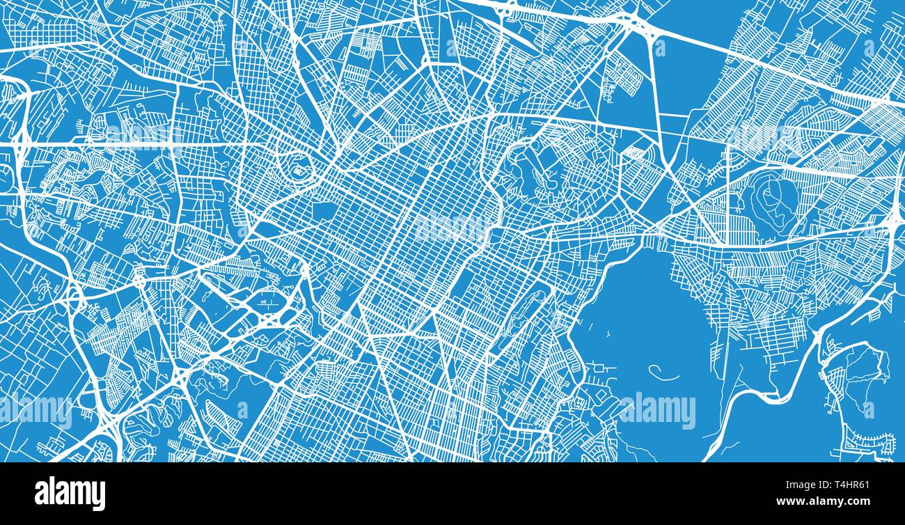 Urban vector city map of Puebla, Mexico Stock Vector Image & Art - Alamy