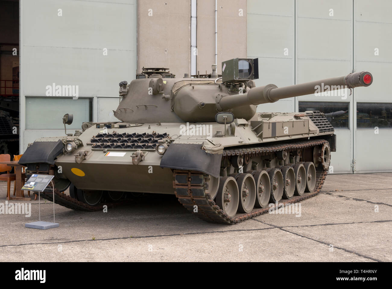 Leopard 1 at Gunfire Museum Belgium Stock Photo - Alamy