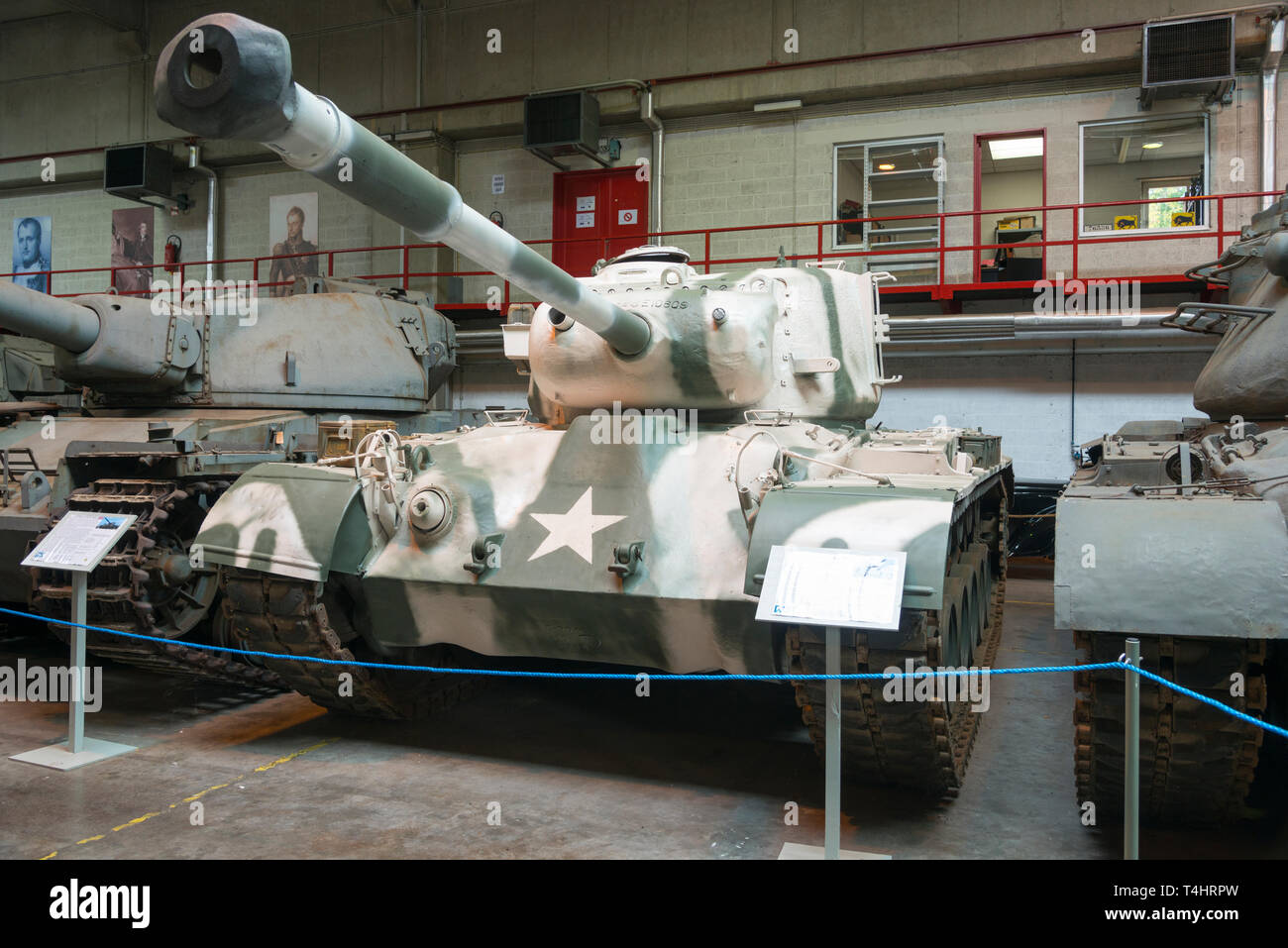 Tanks on display at Gunfire Museum Stock Photo - Alamy