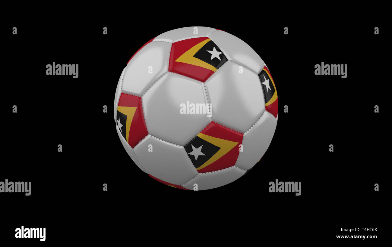 Flag of the democratic republic of timor leste hi-res stock photography ...