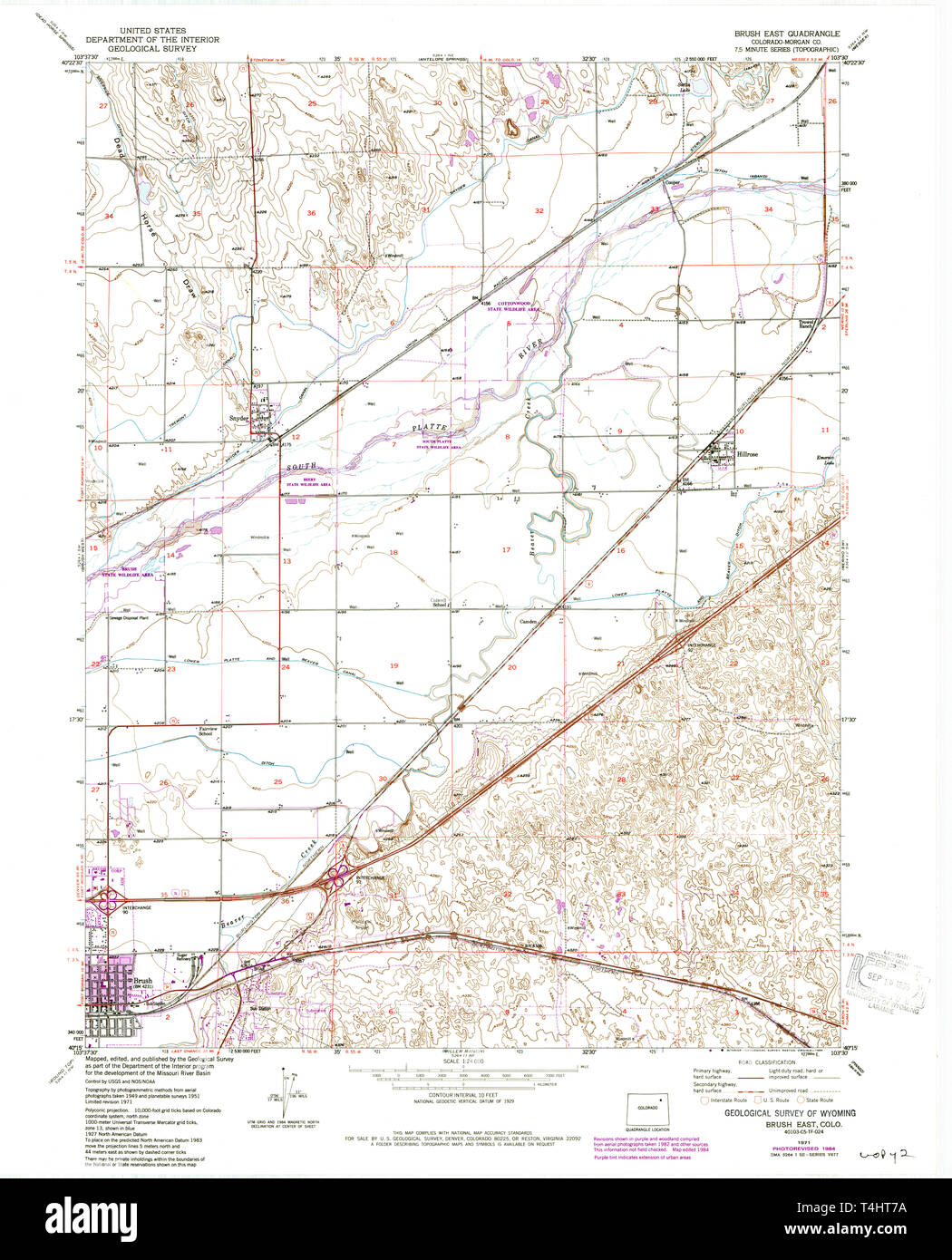 Brush colorado map Cut Out Stock Images & Pictures - Alamy