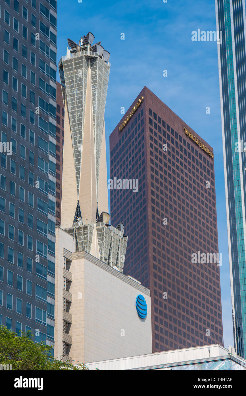 Wells fargo building and los angeles hi-res stock photography and ...
