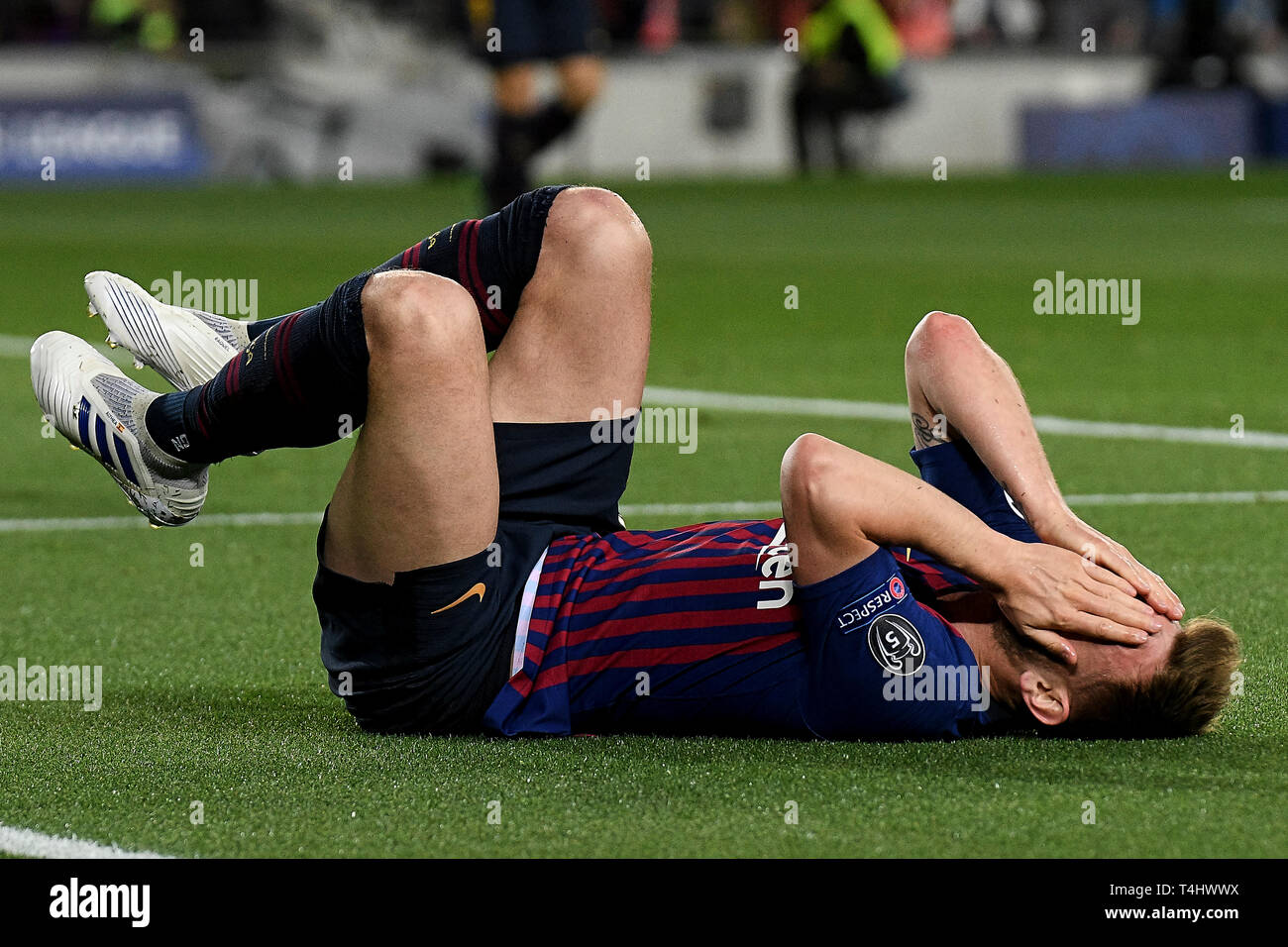 BARCELONA, 16-04-2019. UEFA Champions League 2018/ 2019, 1/4. Barcelona-Manchester United. Ivan ...