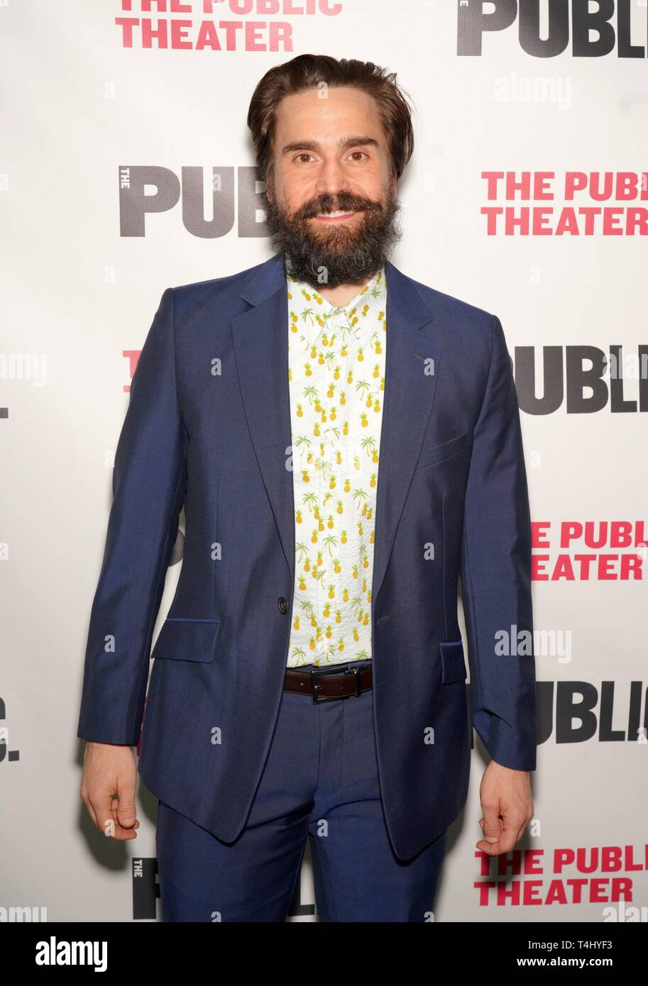 New York, NY, USA. 16th Apr, 2019. Joe Tapper at arrivals for SOCRATES ...