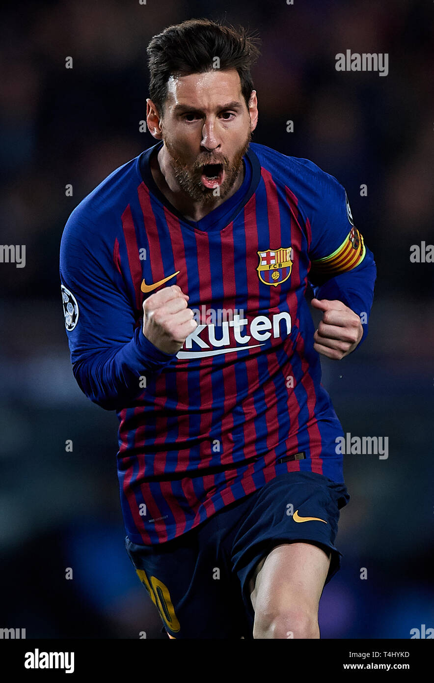 Barcelona, Spain. 16th Apr, 2019. Soccer: UEFA Champions League 2018-19 ...