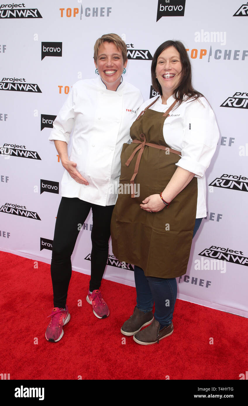 Los Angeles, Ca, USA. 16th Apr, 2019. Adrienne Wright, Sara Bradley ...