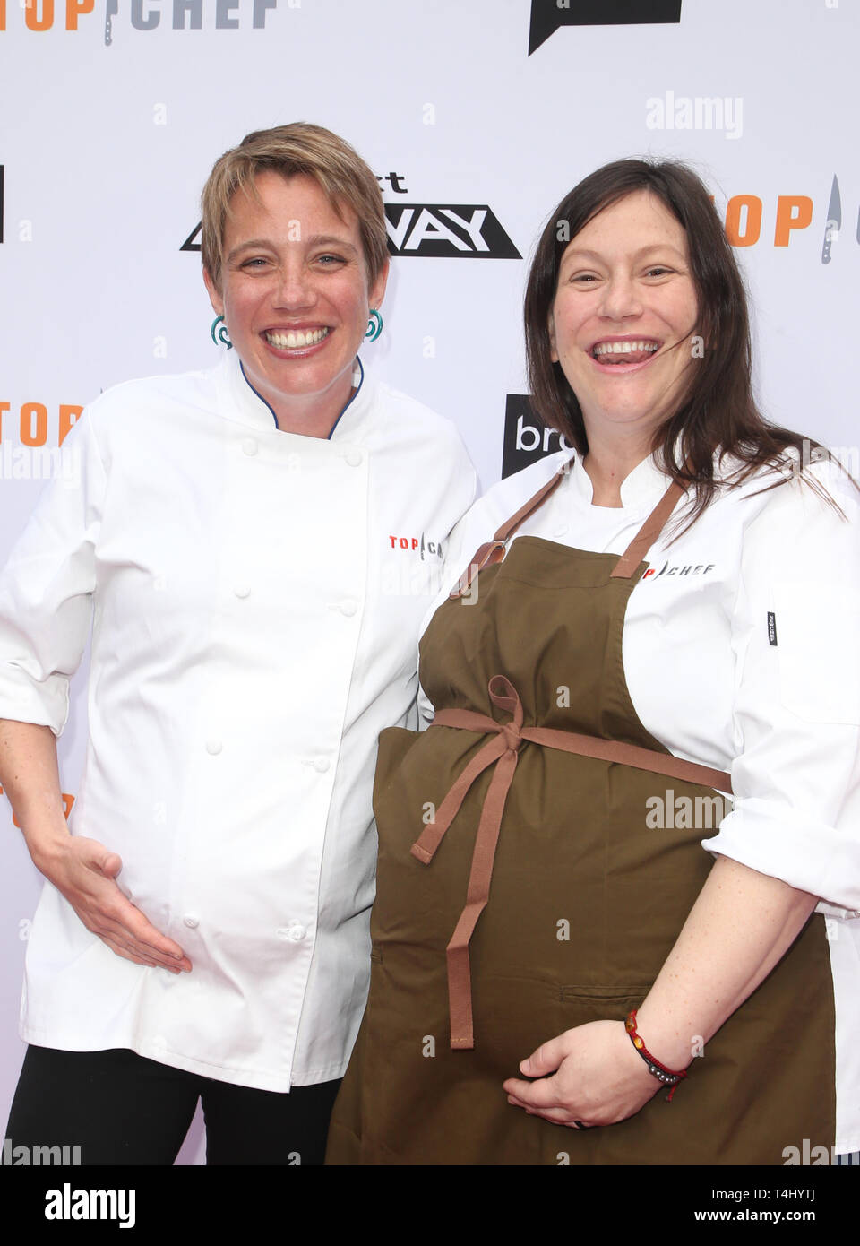 Los Angeles, Ca, USA. 16th Apr, 2019. Adrienne Wright, Sara Bradley ...
