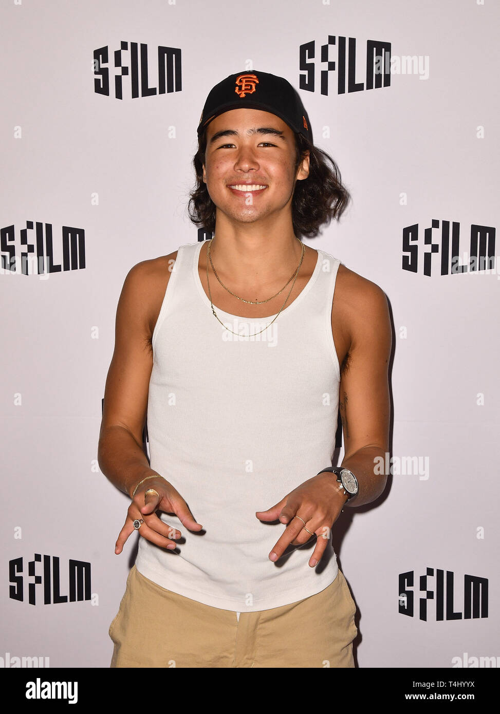 San Francisco, USA. 16th Apr 2019.Nico Hiraga attends 'Booksmart' Red ...