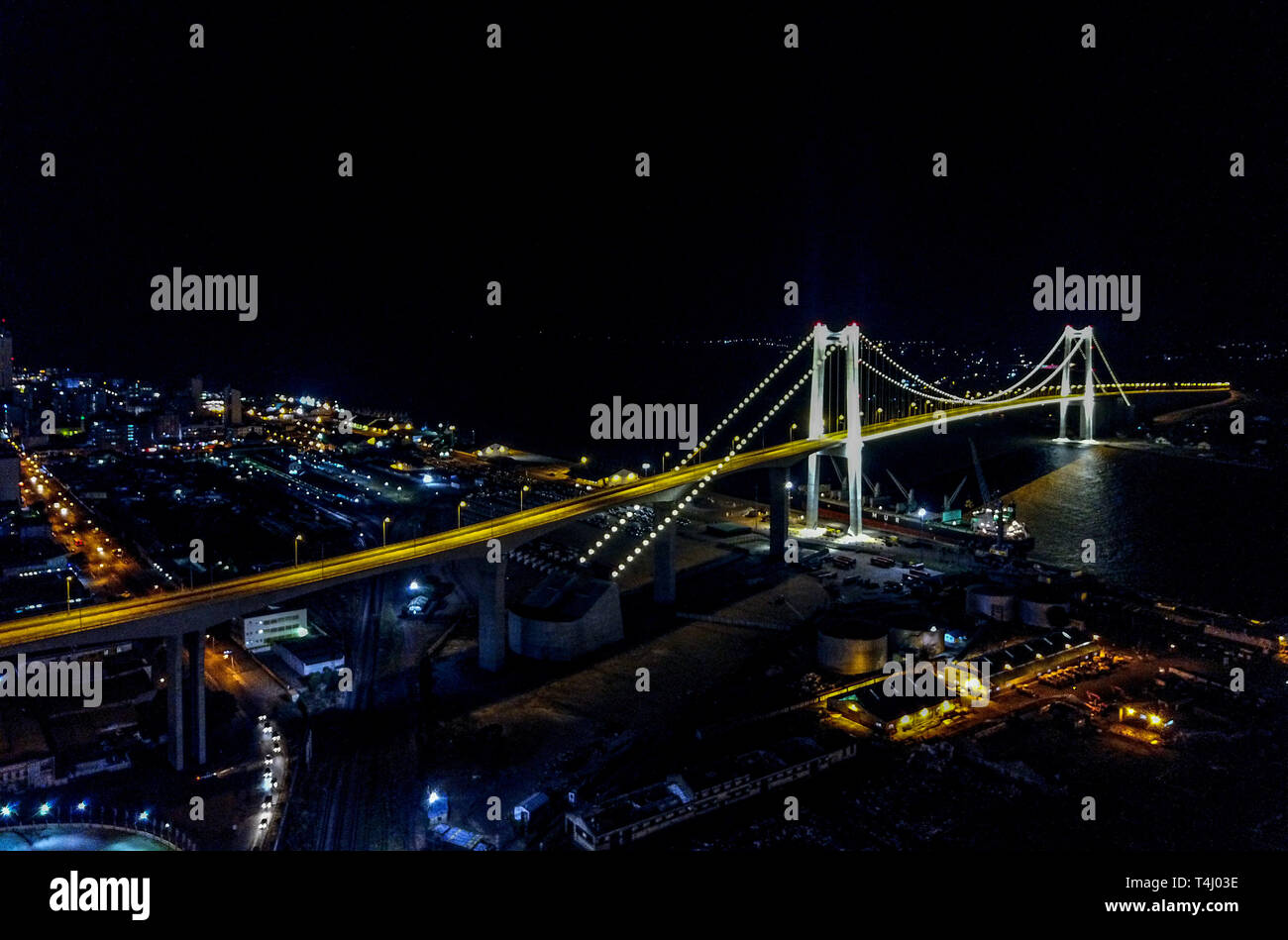 Maputo. 9th Apr, 2019. Aerial photo taken on April 9, 2019 shows a ...