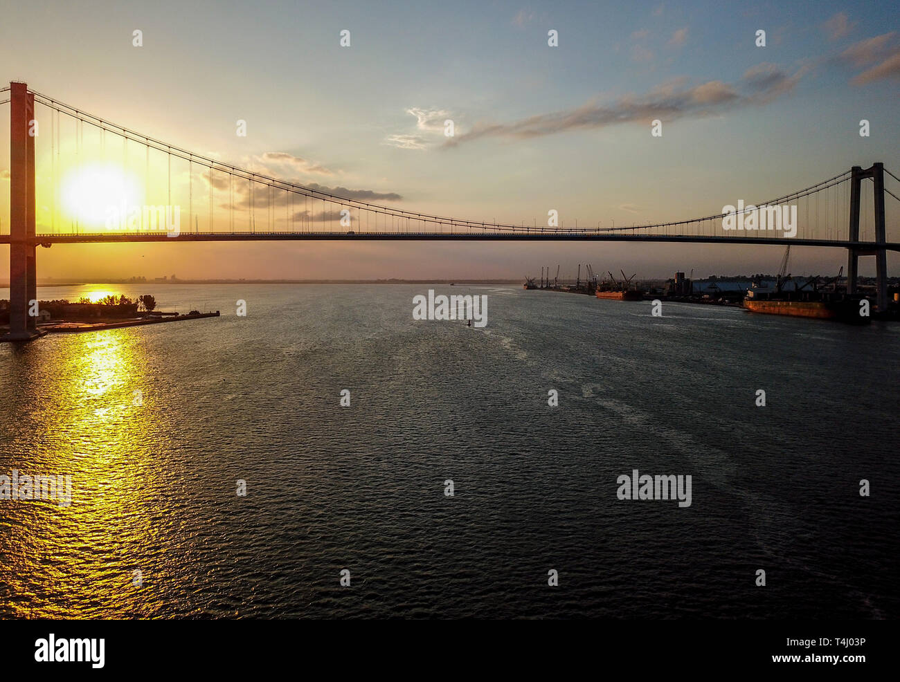 Maputo. 9th Apr, 2019. Aerial photo taken on April 9, 2019 shows a ...